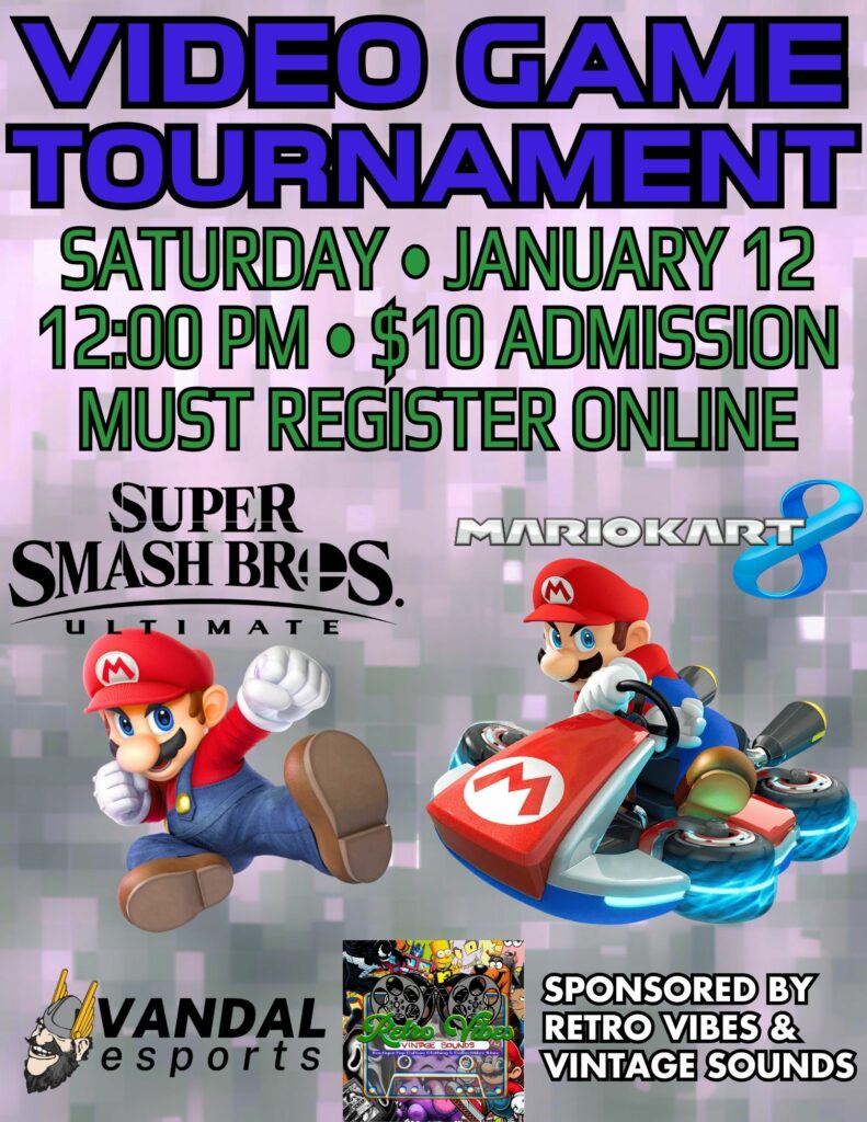 UIdaho Esports: Mario Kart 8 & Super Smash Bros. Ultimate Tournament